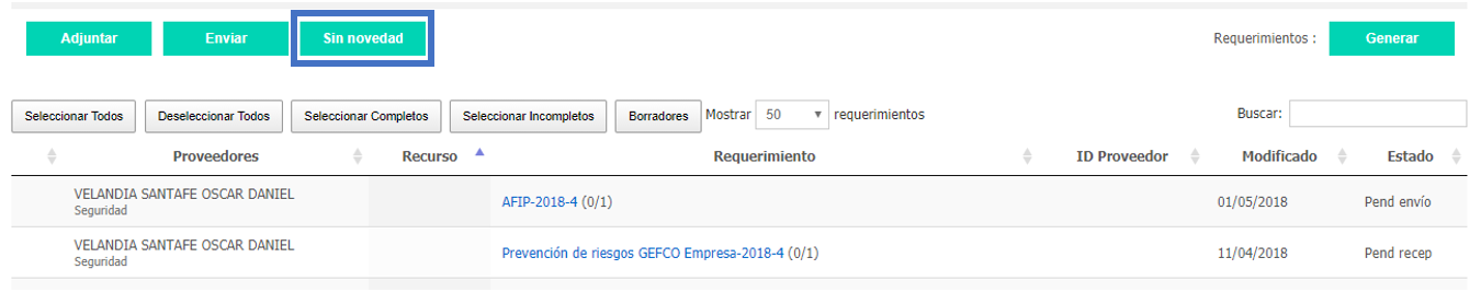 Control Documentario - Ayuda