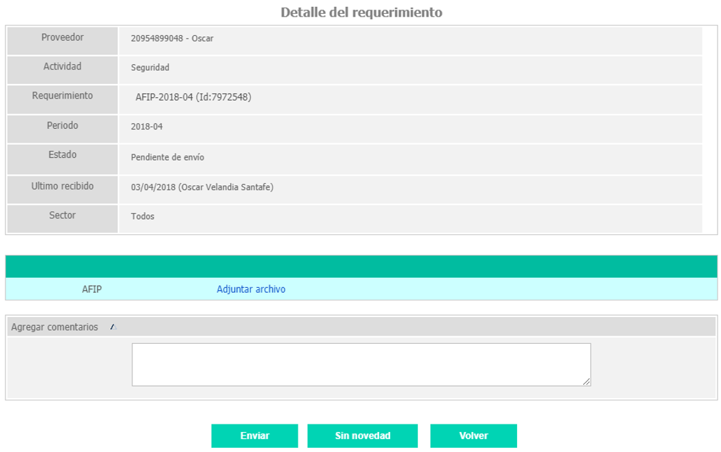 Control Documentario - Ayuda