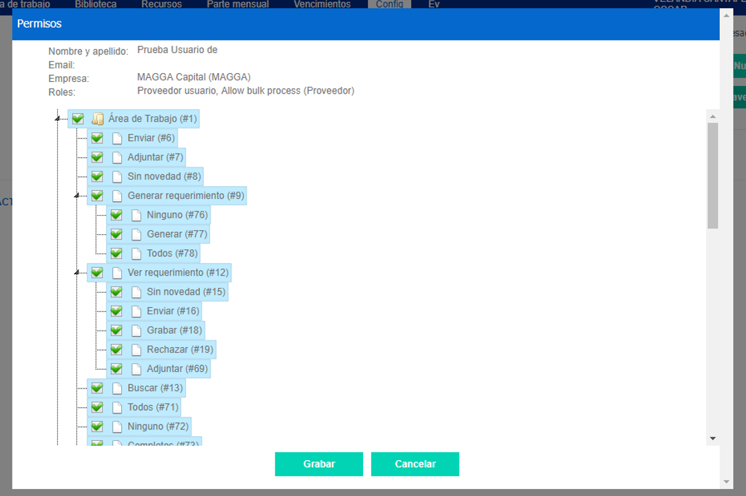 Control Documentario - Ayuda
